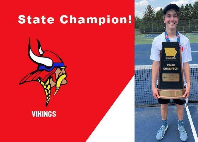 Decorah High School's Caden Branum claims the Class 1A boys' State ...