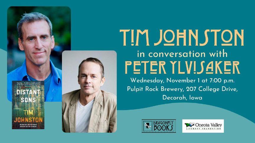 Bestselling Iowa City crime author Tim Johnston to give author talk at ...