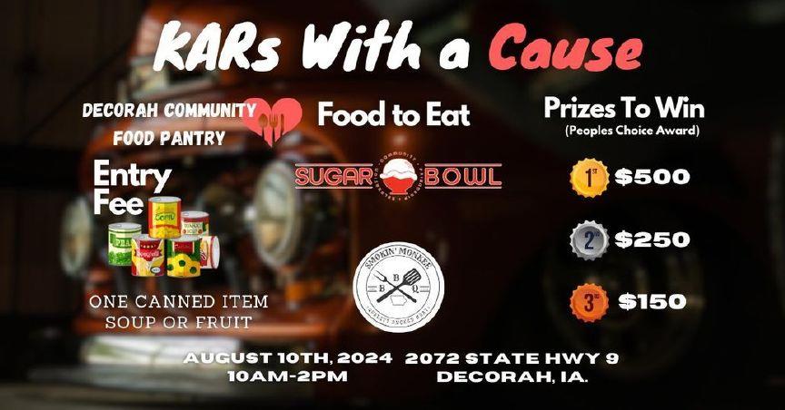 UPDATED: KARs for a Cause | decorahnews.com KAR's goal for this year's ...