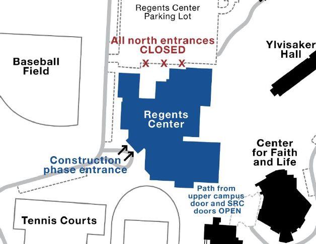 Construction Ahead: North Entrances Closed for Gerdin Renovation at ...