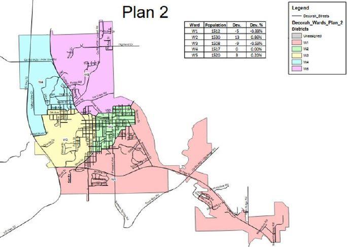 Decorah City Council approves new voting district map | decorahnews.com ...