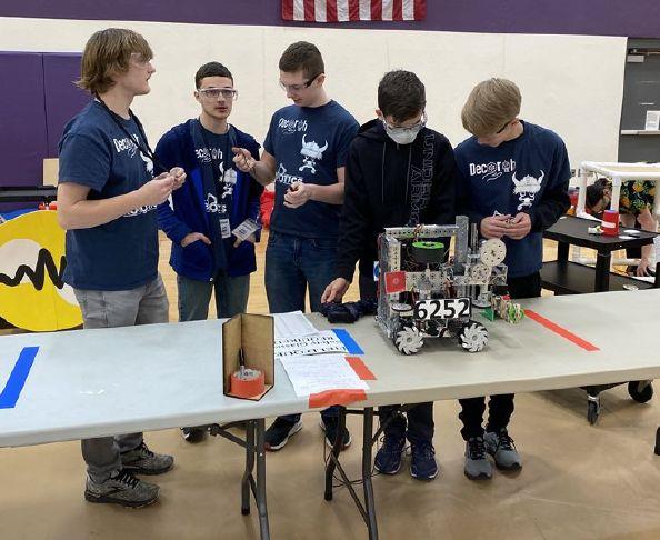 The Decorah High School junior/senior robotics team will compete in the ...