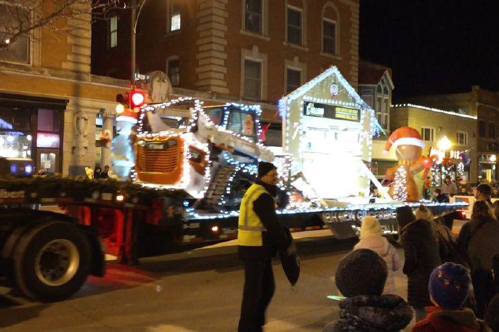 Awards have been given to two floats which embodied the theme of the ...